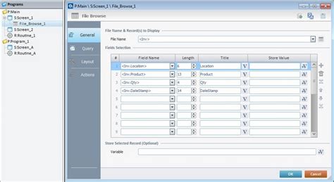 how to work with screens adding menu selection objects to a screen