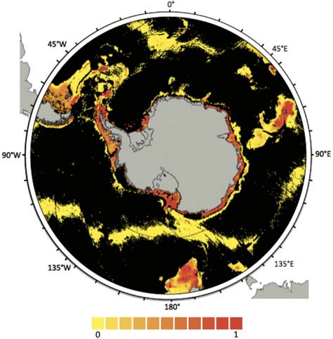 Extrapolation Map Of The Species Distribution Model Generated For The