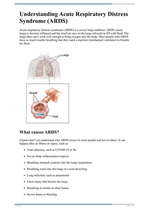 Text Understanding Acute Respiratory Distress Syndrome Ards