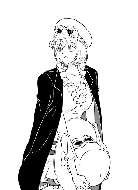 Koala One Piece One Piece Highres 1girl Bob Cut Coat Coat On