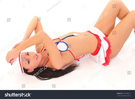 Beautiful Sexy Brunette Erotic Suit Stock Photo Shutterstock