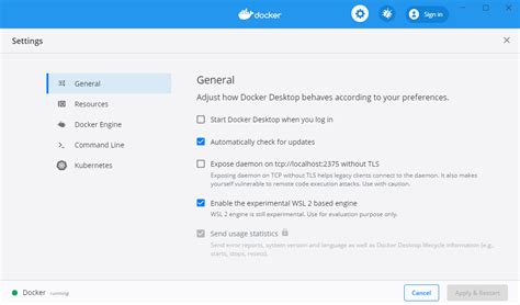 ติดตั้ง Docker Desktop Wsl 2 Phaisarn