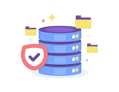 Server Security And Protection Concept Or Illustration Of Server Device