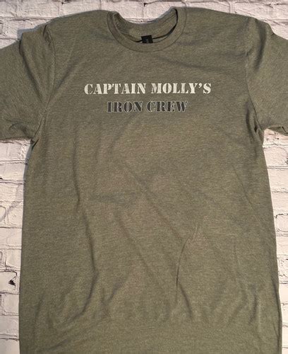 Cpt Mollys Iron Crew Uni Sex Shirt Chunky Flamingo