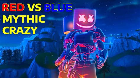 Red Vs Blue Mythic Crazy 7039 1184 0957 By Wise1 Fortnite Creative Map Code Fortnitegg