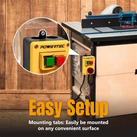 Powertec 120v 18a Magnetic Switch For Router Table India Ubuy