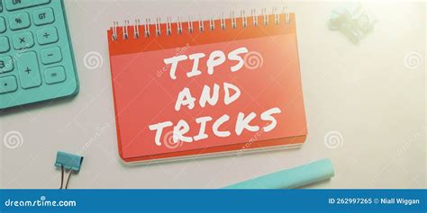 Handwriting Text Tips And Tricks Business Concept Suggestions To Make