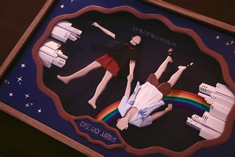 종이조각가 숙경 의 한 장면 해바라기 꽃밭의 키스신 🌻🌻🌻🌻 서포트작 Instagram