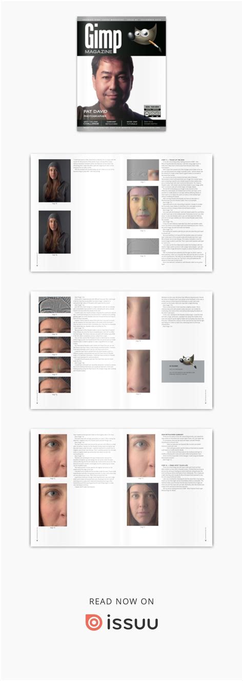 Gimp Magazine Issue 5 Skin Retouching Gimp Image Editing Software