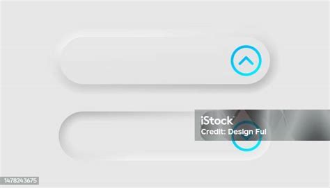 Drop Down Menu Icon In Neumorphism Style Icons For Business White Ui Ux