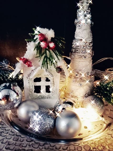 Мои любимые домики ручной работы вот один из них Christmas Bulbs Christmas Ornaments Holiday