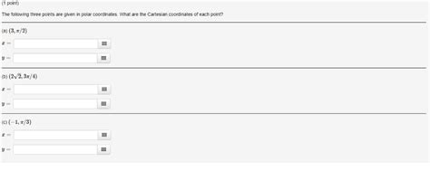 Solved Point The Following Three Points Are Given In Chegg