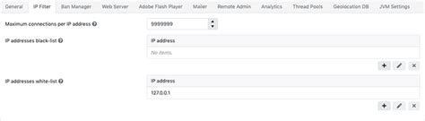 SmartFoxServer 2X Documentation Admintool ServerConfigurator