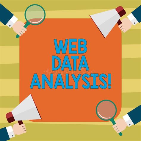 Text Sign Showing Web Data Analysis Conceptual Photo Measurement