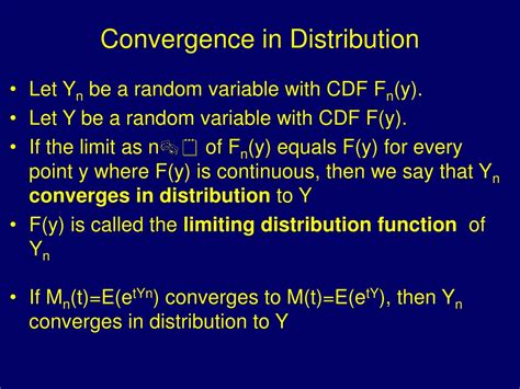 Ppt Limit Theorems And Random Variables Theory And Applications Powerpoint Presentation Id