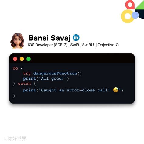 bansi savaj on linkedin errorhandling swiftdevelopment iosdevelopment swifttips codequality…