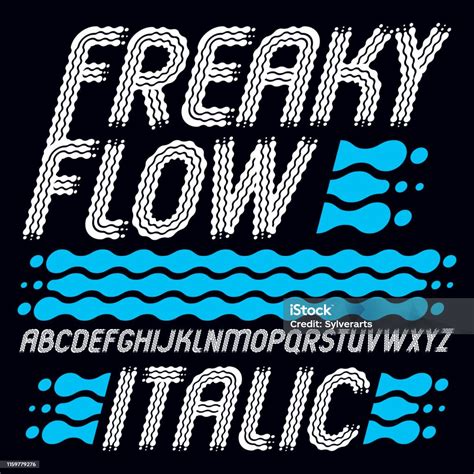 트렌디 한 팝 벡터 대문자 문자 격리의 집합입니다 둥근 굵은 기울임꼴 복고풍 글꼴 타이프 스크립트는 예술 창조에 사용할 수