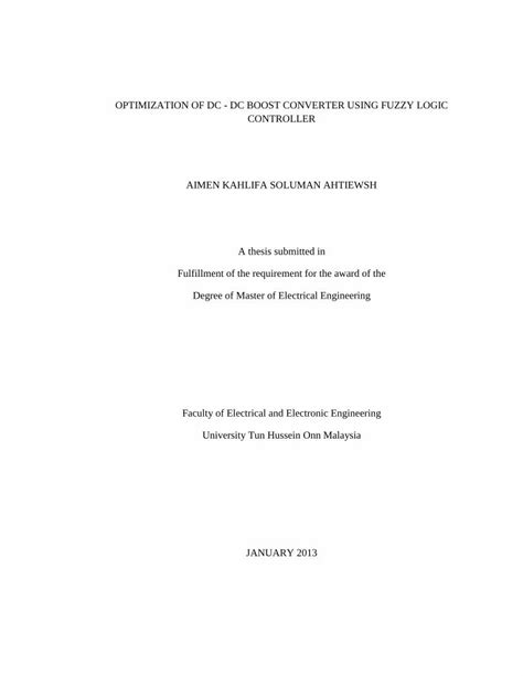 Pdf Dc Boost Converter Using Fuzzy Logic Controller Dokumentips