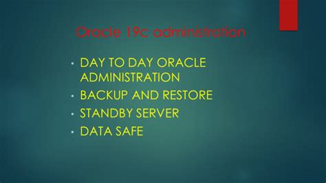 Do Oracle 19c Administration By Moh4d2i Fiverr