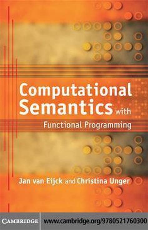 Computational Semantics With Functional Programming Ebook Jan Van