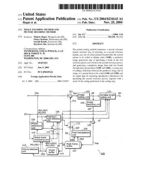 Image Encoding Method And Picture Decoding Method Pdf Data