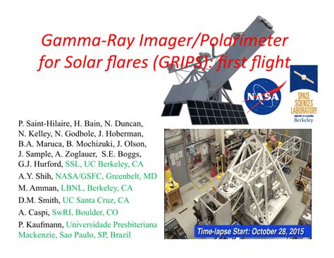 Pdf First Flight Of The Gamma Ray Imager Polarimeter For Solar Flares Grips