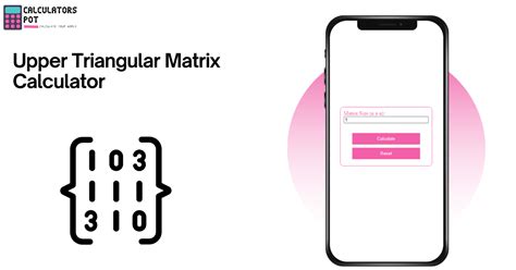 Upper Triangular Matrix Calculator Calculatorspot