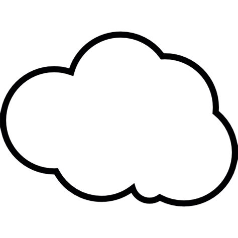 Cloud Outline Vector At GetDrawings Free Download