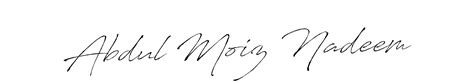99 Abdul Moiz Nadeem Name Signature Style Ideas Best Name Signature