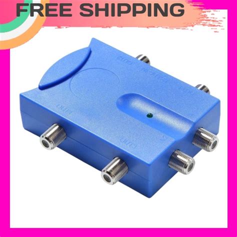 Bi Directional Tv Amplifier 2 Inputs Tv Antenna Signal Booster With 4