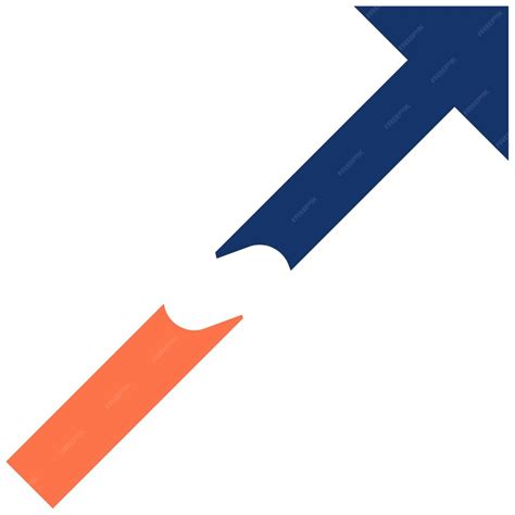 Premium Vector Broken Arrow Vector Illustration