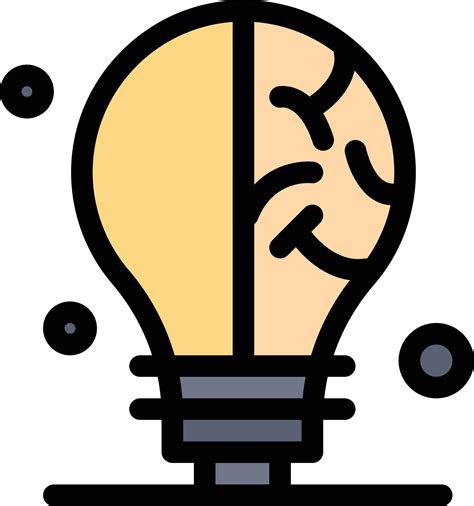 Bulb Idea Science Flat Color Icon Vector Icon Banner Template 17999729 Vector Art At Vecteezy