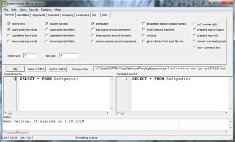 Tidycode Pl Sql Formatter 2 6 1 Download Screenshots