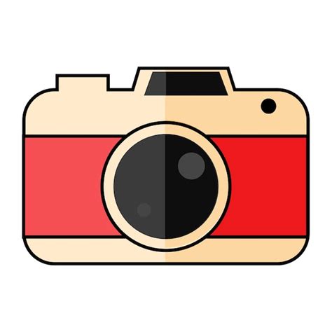Premium Vector Camera Lineal Color Style Flat Icon Vector Illistration