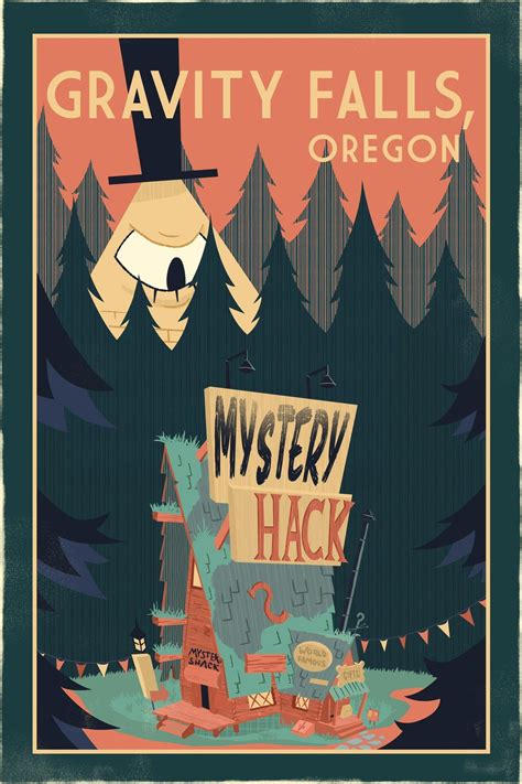 Pin By Kythrich On Disney Stuff Gravity Falls Poster Graphic Poster