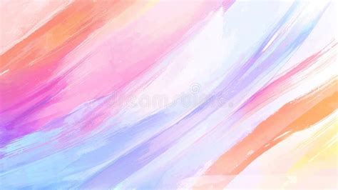 Soft Pastel Colors Blend Together In Diagonal Brush Strokes Creating A Vibrant And Dynamic