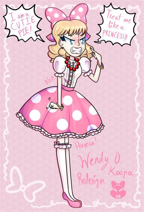 Smb Human Wendy Redesign By Saisuta Mario Funny Super Mario Art Mario Comics