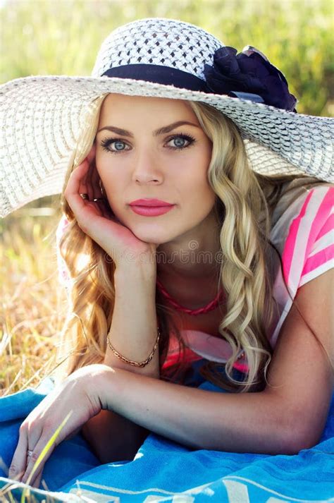 Fashionable Girl Sunbathing On The Sun Stock Image Image Of Person