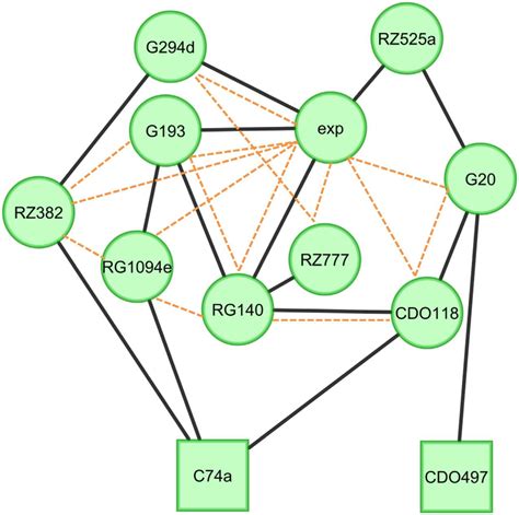 Epistatic Networks Influencing Rice Metabolic Variation Solid Lines Download Scientific