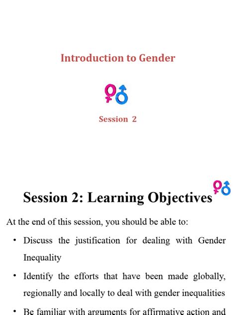 Intro To Gender Session 2 2021 Pdf Gender Studies Gender Equality