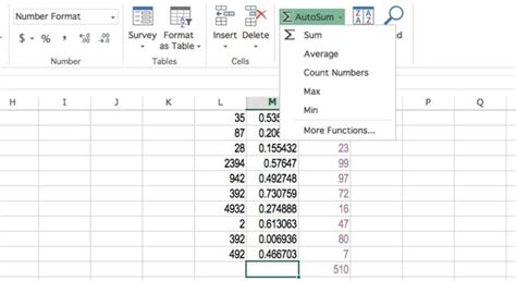 Excel AutoSum Excel Spreadsheet App Microsoft Excel