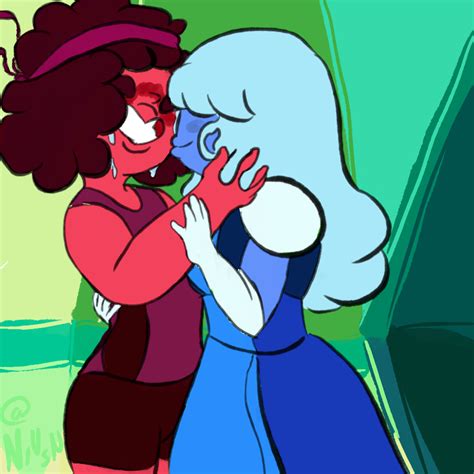 Sapphire And Ruby Steven Universe By Niusn On Deviantart