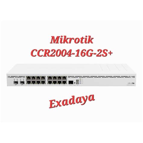 Jual MikroTik CCR2004 16G 2S Cloud Core Router CCR 2004 16G 2S Shopee Indonesia