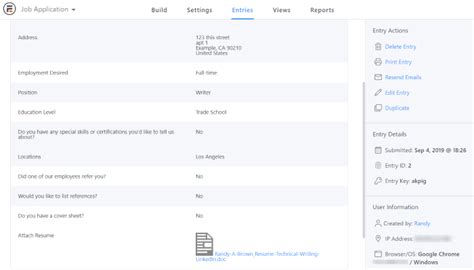 How To Make A Job Application Form In Wordpress Formidable Forms