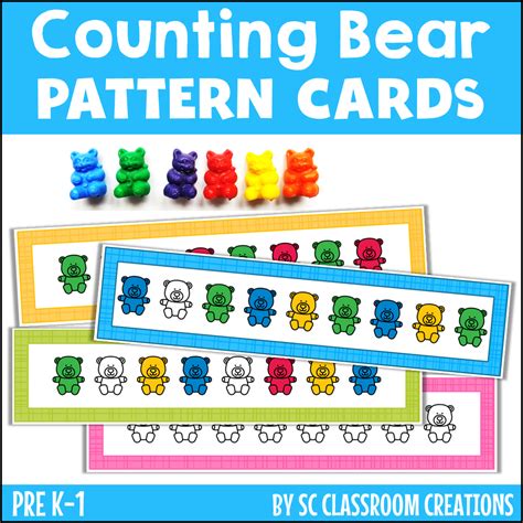 Counting Bear Pattern Cards Made By Teachers