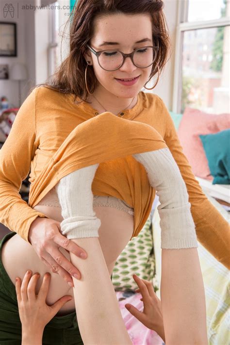 White Chicks Emilia And Landra Have Lesbian Sex With Their Socks On