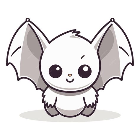 Premium Vector Cute Cartoon Bat Of A Cute Cartoon Bat