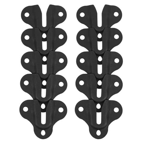 Whamvox 10pcs Metal Interlock Hanging Buckles Photo Frame Wall Mounting