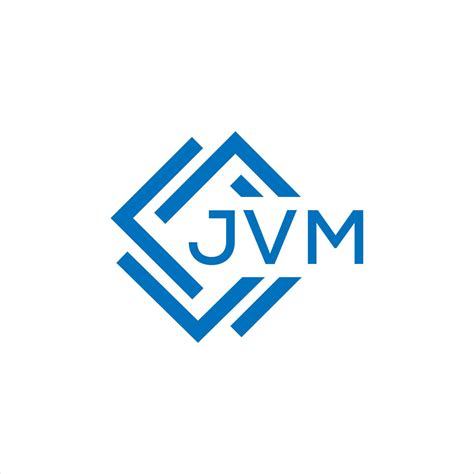 Jvm Letter Logo Design On White Background Jvm Creative Circle Letter Logo Concept Jvm Letter