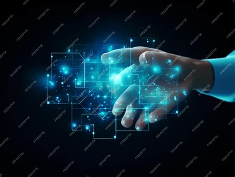 global connection technology vector premium ai generated vector